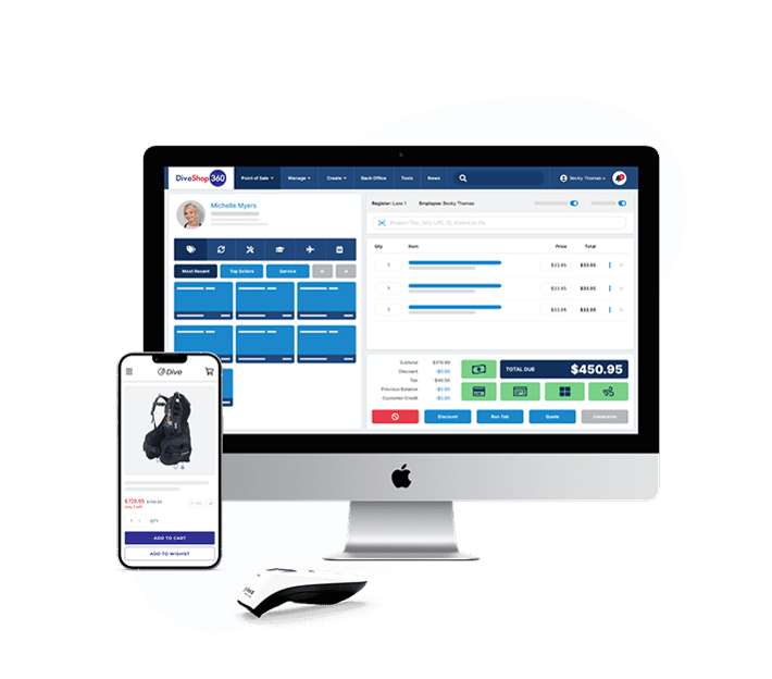 Dive Shop Point of Sale Software | Dive Shop 360